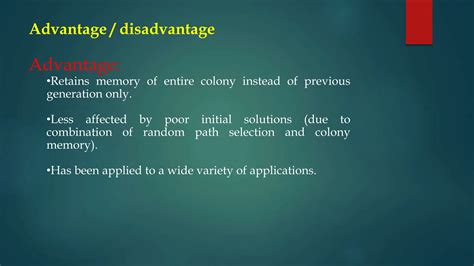 ant colony optimization aco swarm intelligence pptx ppt