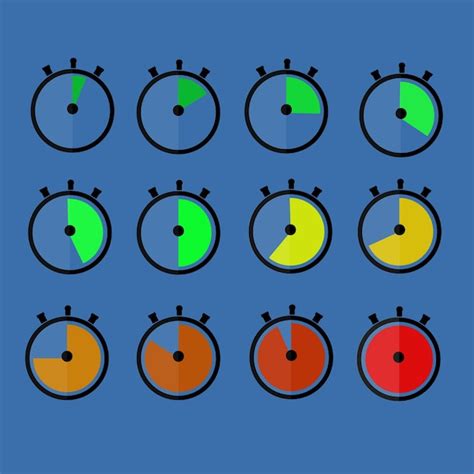 Premium Vector Timer Icons
