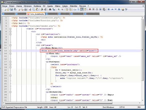 php ve mysql ders 72 php konu düzeltme sayfasını oluşturulması youtube