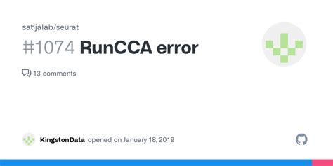 runcca error · issue 1074 · satijalab seurat · github