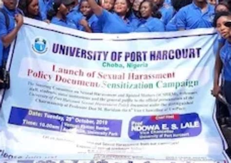 SexForGrades UNIPORT Unveils Ground Rules And Policy Document To Fight Sexual Harassment