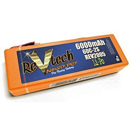 Trinity RevTech 6000mAh 60C 7 4V Bullet Plugs