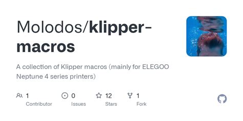 Github Molodosklipper Macros A Collection Of Klipper Macros Mainly