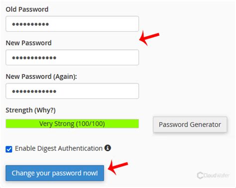 How To Reset CPanels Account Password Help Cloudwafer