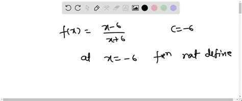 SOLVED Determine Whether F Is Continuous At C F X X X C