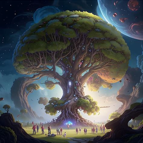 Download Ai Generated Tree Colossal Royalty Free Stock Illustration