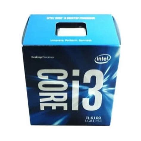 Intel Core I3 6100 6th Gen Processor Powerland Bd