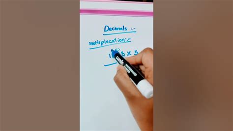 Math Multiplecation Decimal Youtube