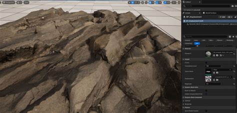Ue5 で Displacementheight Mapを使う メタタイムcg