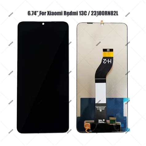 6 74 Original Xiaomi Redmi 13C 14C Poco C65 C71 LCD Display Touch Screen Digitizer Assembly