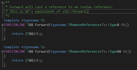 ue4的forward完美转发 知乎