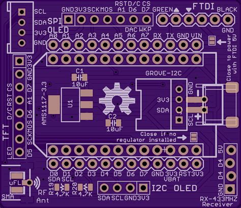Rf Gateway With Display For Particle Photon Osh Park