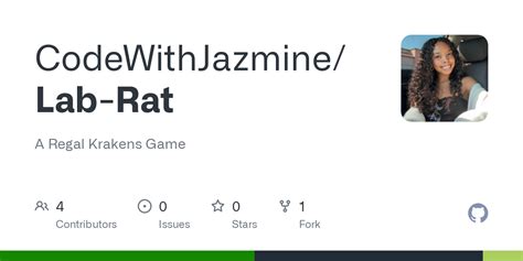 Issues · Codewithjazmine Lab Rat · Github