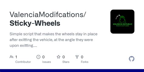Sticky Wheels README Md At Main ValenciaModifcations Sticky Wheels GitHub