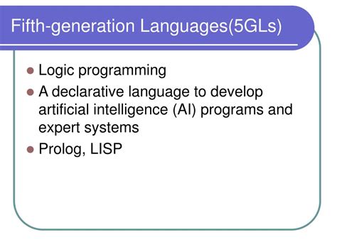 Ppt High Level Programming Languages Powerpoint Presentation Free