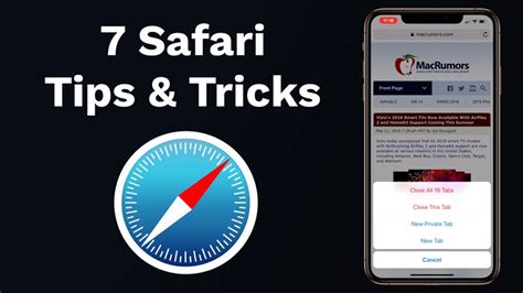 Seven Safari Tips And Tricks For IPhone And IPad MacRumors