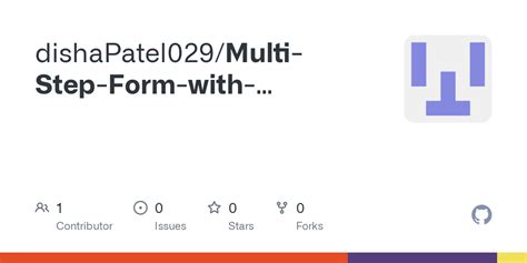 GitHub DishaPatel Multi Step Form With Progress Bar
