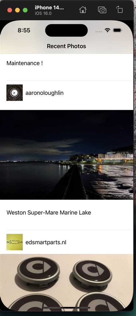 Flickr Client Application For Ios Phones With Swift Uikit