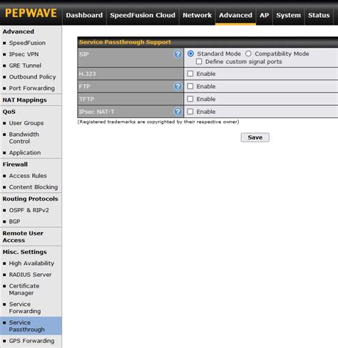 Starlink Vowifi Peplink Balance 20 Firmware 8 1 3 Peplink Balance Peplink Community