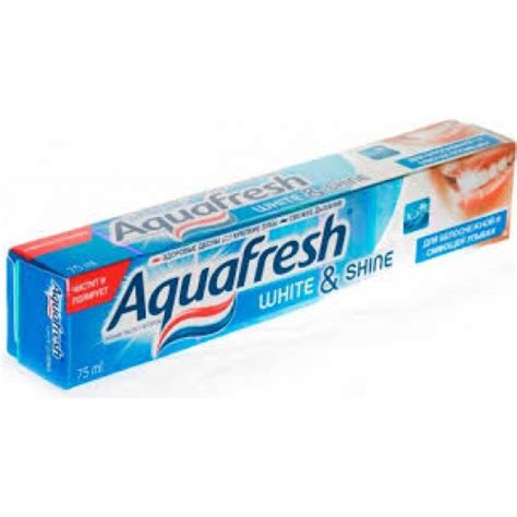 Зубная паста "Aquafresh" white & shine (100 мл). Купить в интернет ...