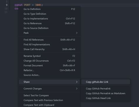 Copy Github Dev Link Is Giving A Github Com Link In Vs Code Insiders Issue Microsoft