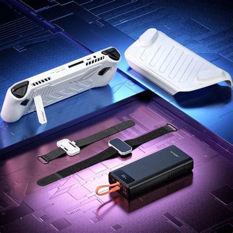 ROG Ally Gets ModCase And Transparent RGB Back Plate From JSAUX Steam Deck HQ