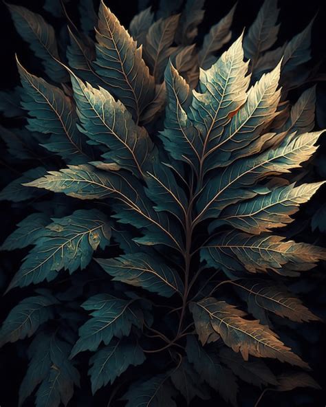 Premium AI Image Tree Leaves Leaf Texture Plant