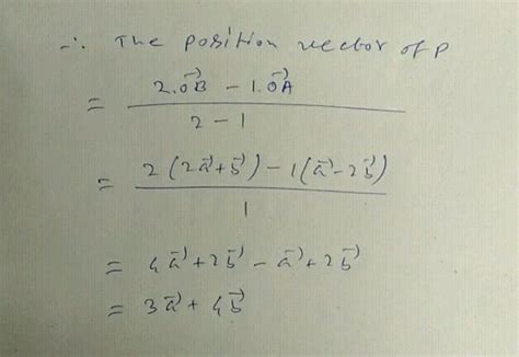 find the position vector of a point which divides the of points