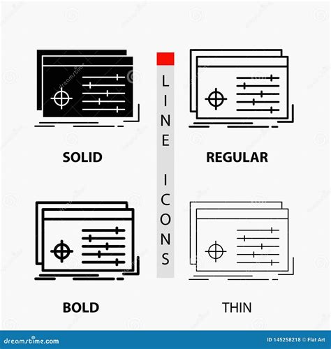 File Object Processing Settings Software Icon In Thin Regular