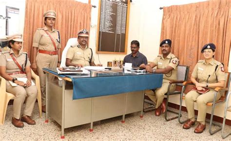 கோவை சரக டி ஐ ஜி முத்துசாமி ஆய்வு Erode News Coimbatore Cargo Dig Muthuswamy Inspection