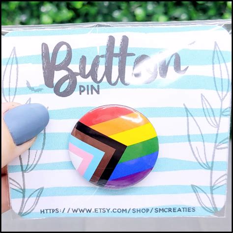 PRIDE FLAG Pin Button Designs Pride Homosexual Love Is Etsy