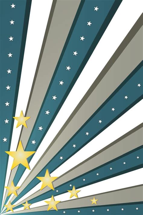 Abstract Starburst Pattern With Gradient Rays And Stars On Blue Background 67945490 Vector Art