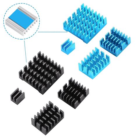Amazon Com Heatsink For Raspberry Pi IUniker Heatsink Raspberry Pi Aluminum Heatsink With