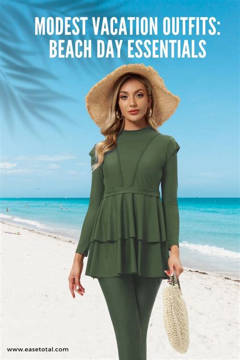 Effortless Modesty Vacation Outfits For Beach Days Vacation Outfits