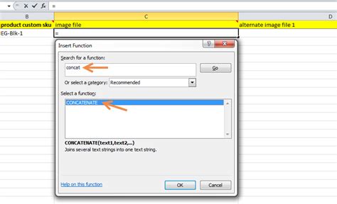 Combining Text In Spreadsheets Using The Concatenate Formula Solid