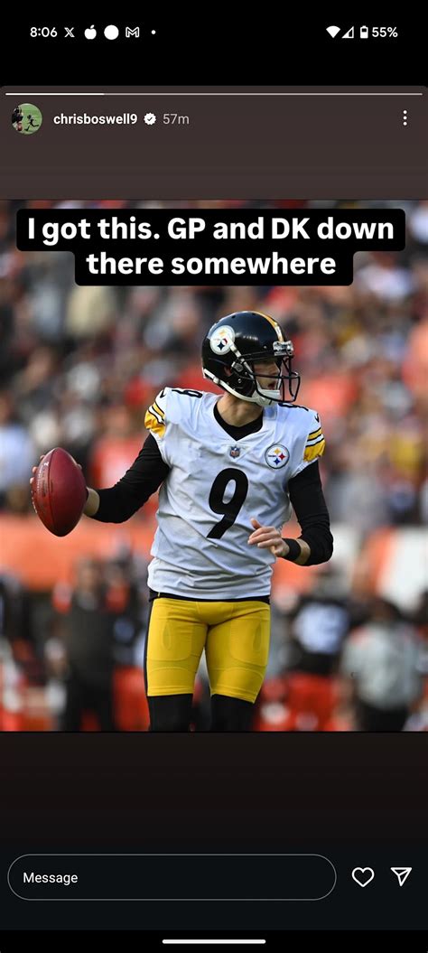Chris Boswell With Hilarious Ig Post After Dk Metcalf Trade Yahoo Sports