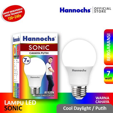 Jual LAMPU LED HANNOCHS HANNOCH SONIC W WATT WATT CAHAYA PUTIH MURAH Indonesia Shopee Indonesia