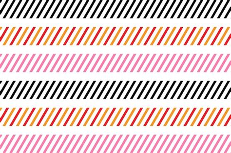Premium Vector Vector Seamless Parallel Stripes Brush Stroke