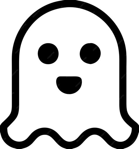 A Ghost Shaped Object That Says Ghost On It Premium Ai Generated Vector