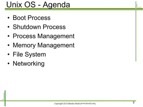 unix internals os architecture ppt