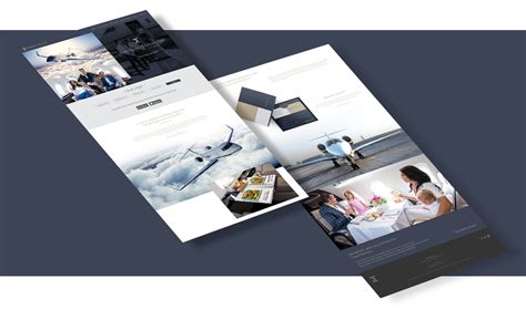 Momentum Jets Private Luxury Executive Travel Airline Branding And