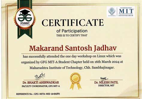 Makarand Jadhav On Linkedin Gfg Linuxcertification