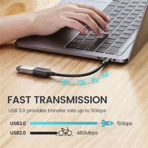 Ugreen Usb C Otg Adapter Cable For Flash Drives Mouse Keyboard