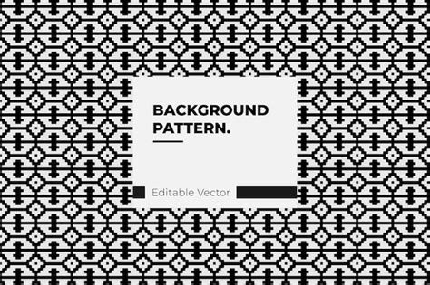 Premium Vector Pattern Design Geometric Seamless Abstract Texture Vogue Background Black And White