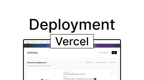 Tutorial Deploy Web Apps Gratis Nextjs Reactjs Dll Youtube