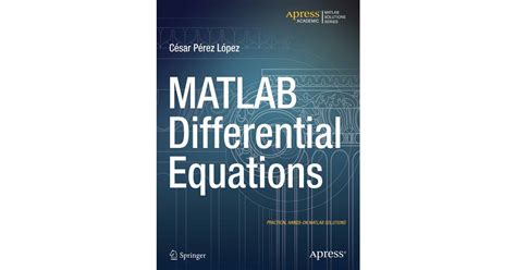Matlab Differential Equations Book