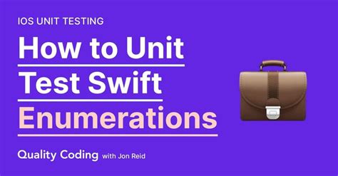 How To Unit Test Enumerations In Swift R Swift