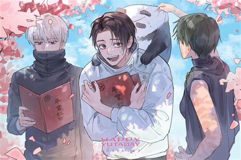 Okkotsu Yuuta Zen In Maki Inumaki Toge And Panda Jujutsu Kaisen Drawn By Yoouououoouta