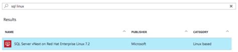 Installing Sql Server Vnext On Red Hat Enterprise Linux In Azure