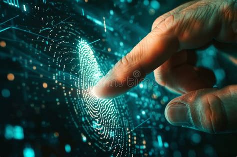 Human Fingerprint Scanning And Biometric Authentication Future Technologies And Cybernetics
